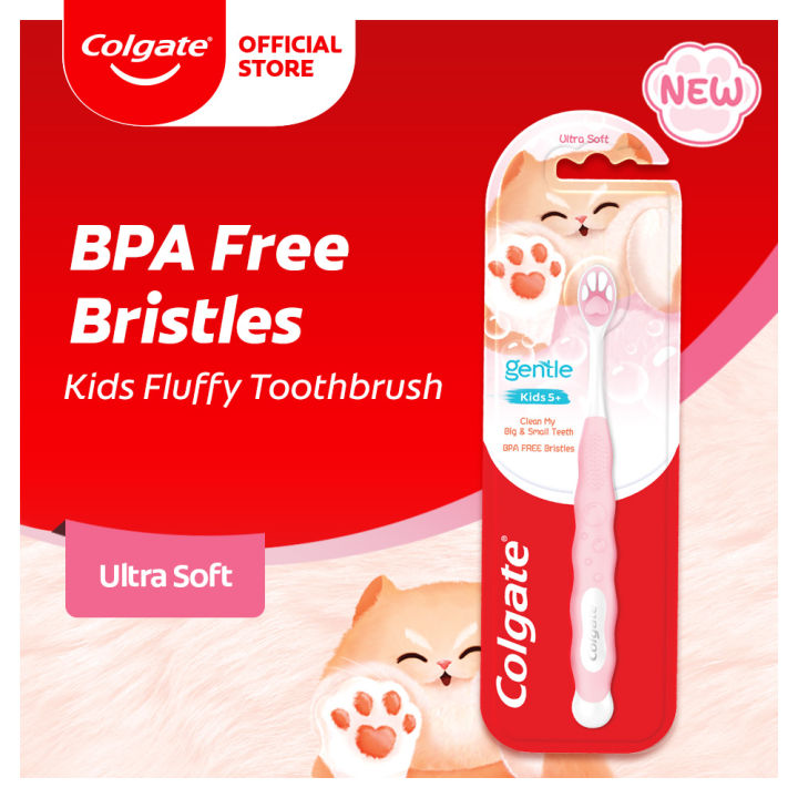 Colgate Kids Fluffy Animal Paw Toothbrush 1s | Lazada
