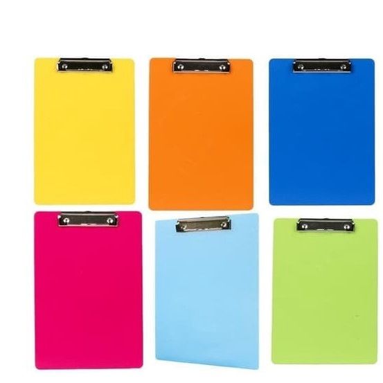 Plastic Clipboard board long colored | Lazada PH