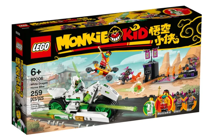 (BrickBang) 80006 LEGO Monkie Kid White Dragon Horse Bike | Lazada
