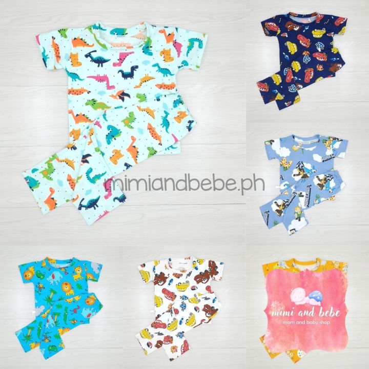 MIMI AND BEBE KIDS & BABY Pajama Terno Set for Boys | Lazada PH