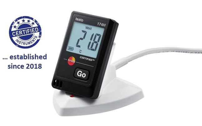 Testo 174H Set Mini Data Logger Temperature and Humidity with ...