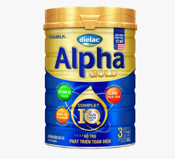 SỮA BỘT VINAMILK DIELAC ALPHA GOLD IQ 3 850G. | Lazada.vn