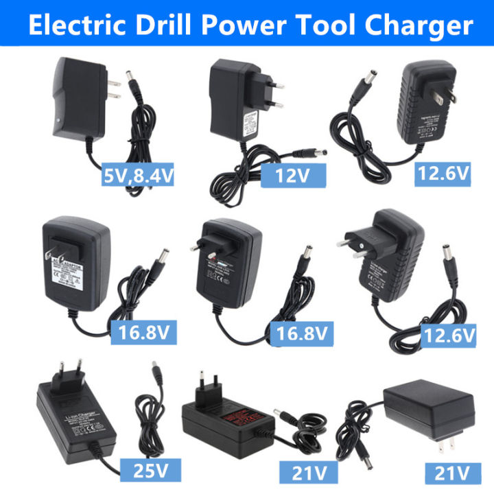 Universal Power Adapter AC to DC Power Supply Adaptor Electric Drill ...