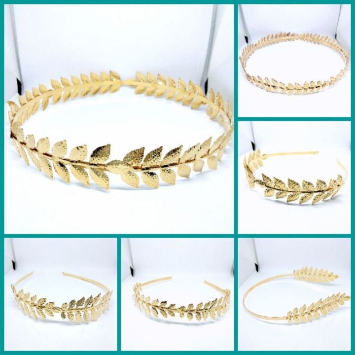 Gold Leaf Crown/Headdress/Headpiece Laurel/Headband for Greek/Roman God ...