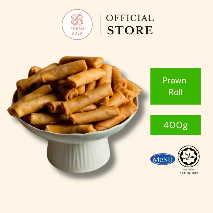 Fresh Bulk Cocktail Prawn Roll (150g) / HALAL / popiah udang / prawn ...