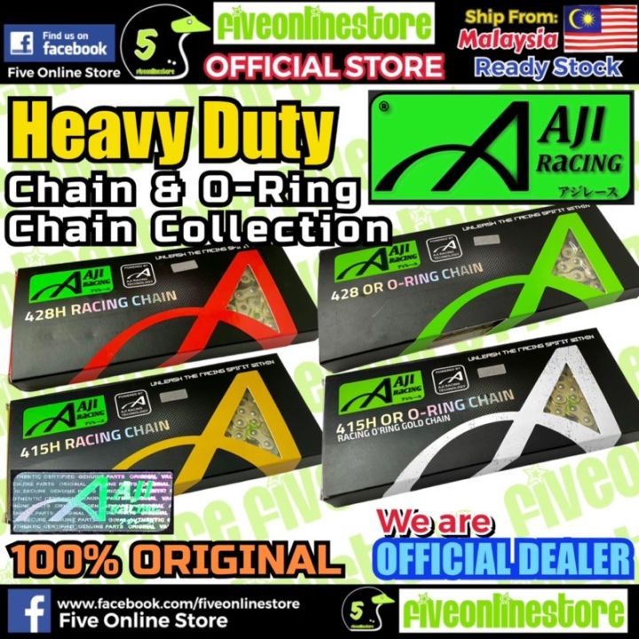 Aji Racing Rantai Motor ORIGINAL Heavy Duty Gold Chain ERO Chain OR O ...