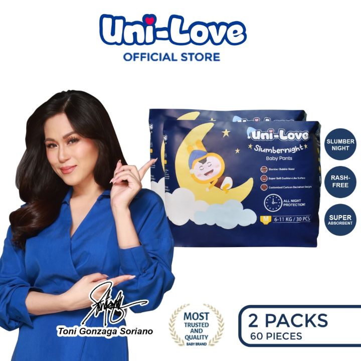 Uni-Love Slumbernight Baby Pants (Medium) 30's Pack of 2 | Lazada PH