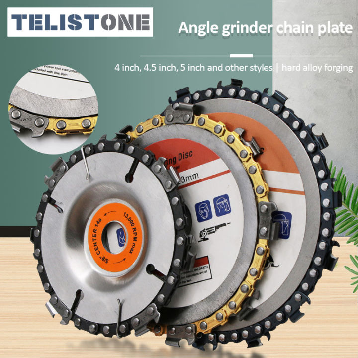 4/4.5/5 Inches Wood Carving Disc Tooth Grinder Disc Tooth Fine Chain ...