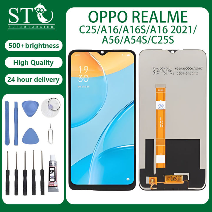 High Quality For OPPO Realme C25/A16/A16S/A16 2021/A56/A54S/C25S LCD Display Touch Screen ...