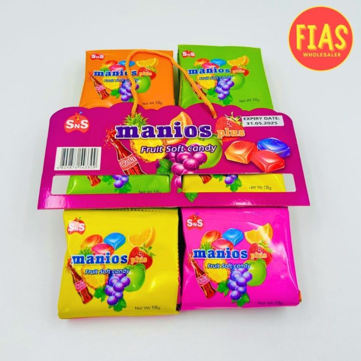 30 packs Manios PLUS Soft Fruit Candy | Lazada PH
