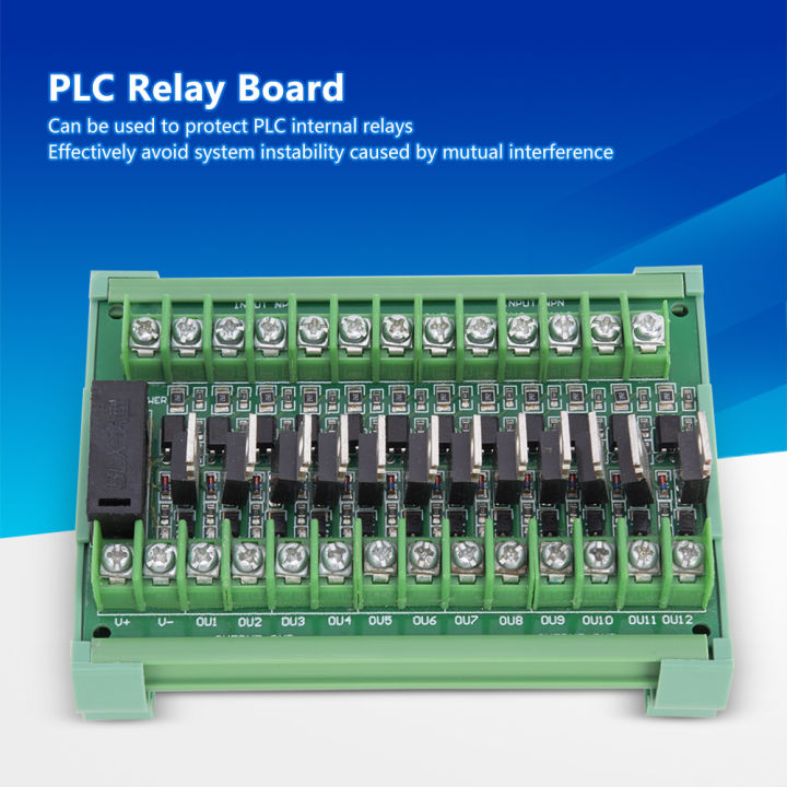 PLC Amplifier Board Saving Time PLC Relay Board Drilling Installation ...