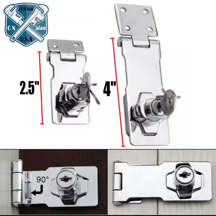 Self Locking Hasp Lock 2.5"/4" | Lazada PH