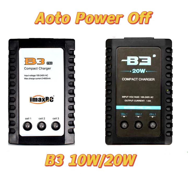 Imaxrc B3 Pro Compact Charger 2s 3s Li-ion Battery Balance Charger Rc 7.4V 11.1V 10W 20W Compact ...