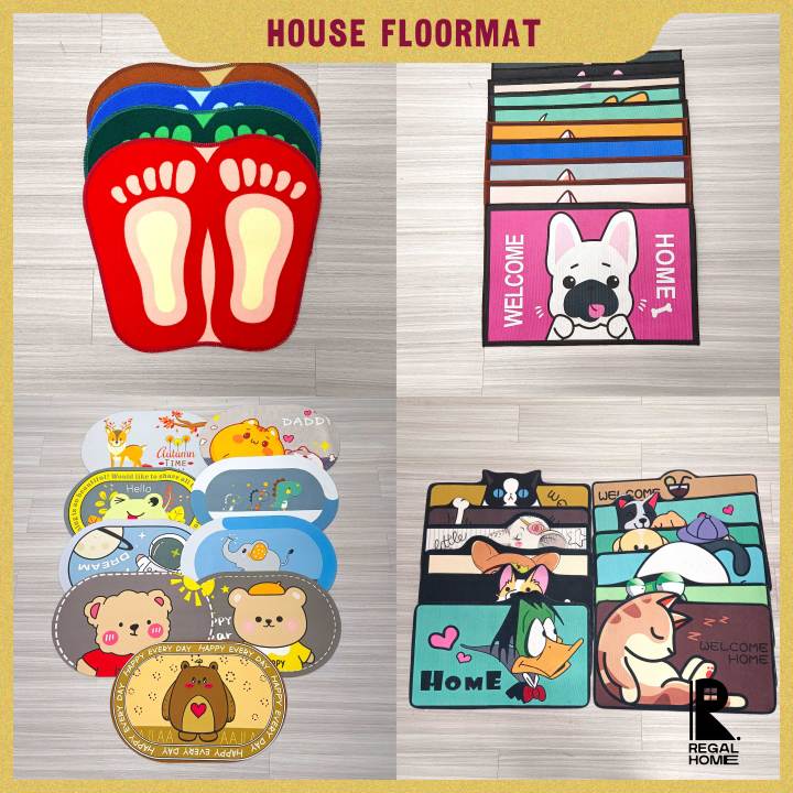 Indoor and Outdoor Cute Animal Mat Multifunction Floor Mat Essential ...