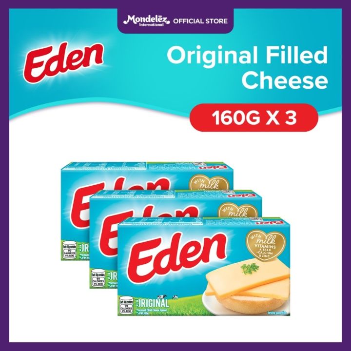 Eden Original - Processed Filled Cheese 160g with Vitamins A & B2 and ...