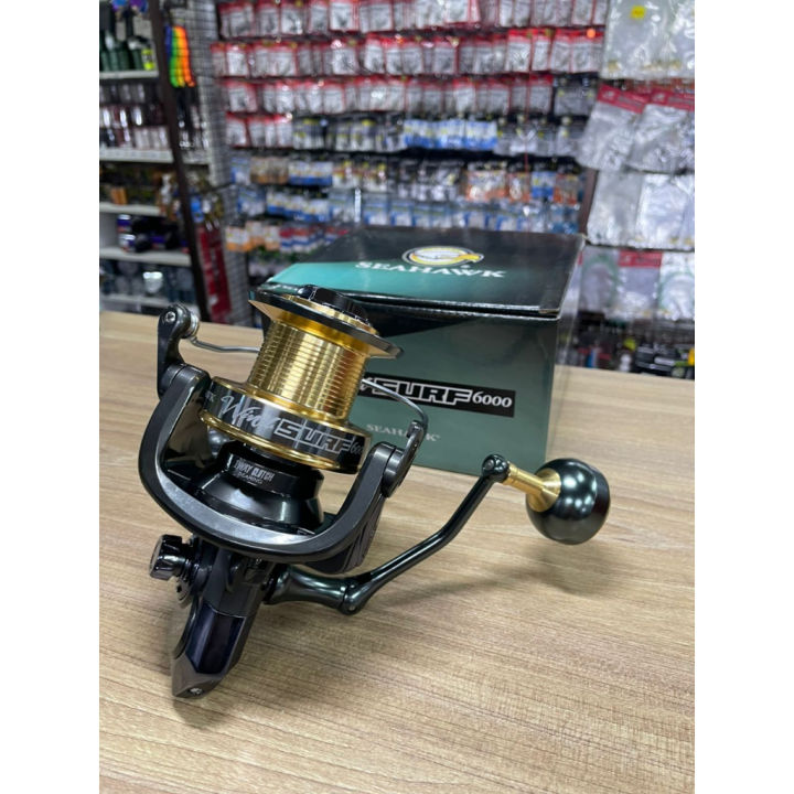 SEAHAWK WIND SURF 6000 FISHING SPINNING REEL MESIN PANTAI | Lazada