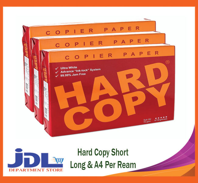 JDL HARDCOPY/SMARTCOPY BOND PAPER A4/LETTER/LEGAL 500 SHEETS ( SOLD BY ...