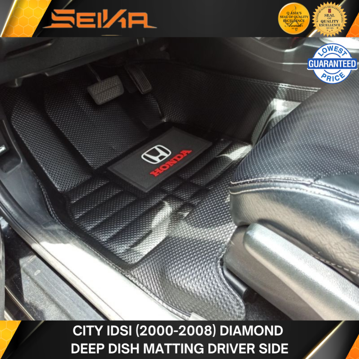 Honda CITY IDSI (2002-2008) Premium Diamond Deep Dish Car Matting (Non ...