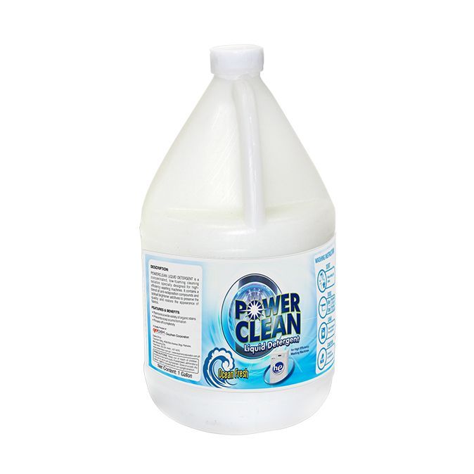 PowerClean HE Liquid Detergent - Ocean Fresh (1 Liter) [ Used for high ...