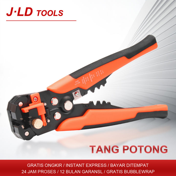 JLD Tang potong Tang pemotong kabel serbaguna 0.2-6mm Tang kupas kabel ...