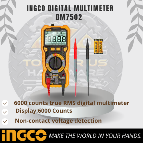 INGCO Digital Multimeter DM7502 | Lazada PH