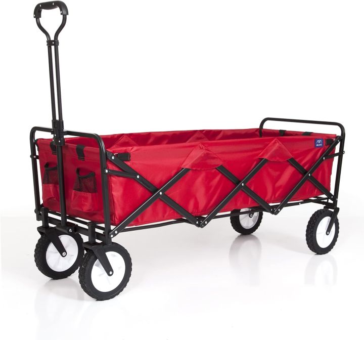 Mac Sports WTCX-201 Extended Collapsible Folding Outdoor Utility Wagon ...