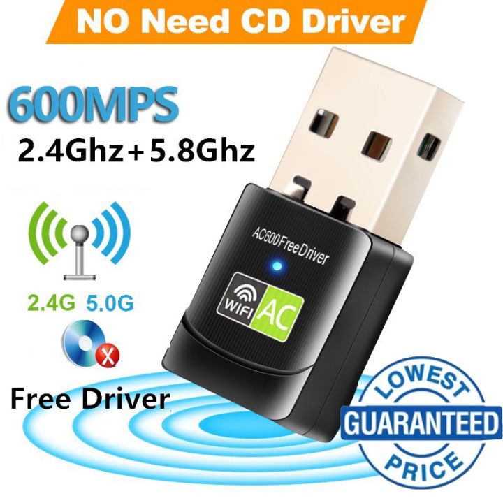 [Ready stock] 600M Wireless WiFi Adapter, usb wifi dongle 600M USB WiFi ...