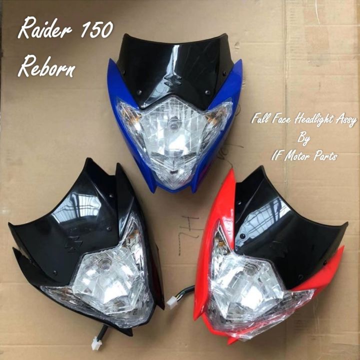 [Headlight] Suzuki Raider 150 Reborn XRM Headlight Full Face Assy w ...