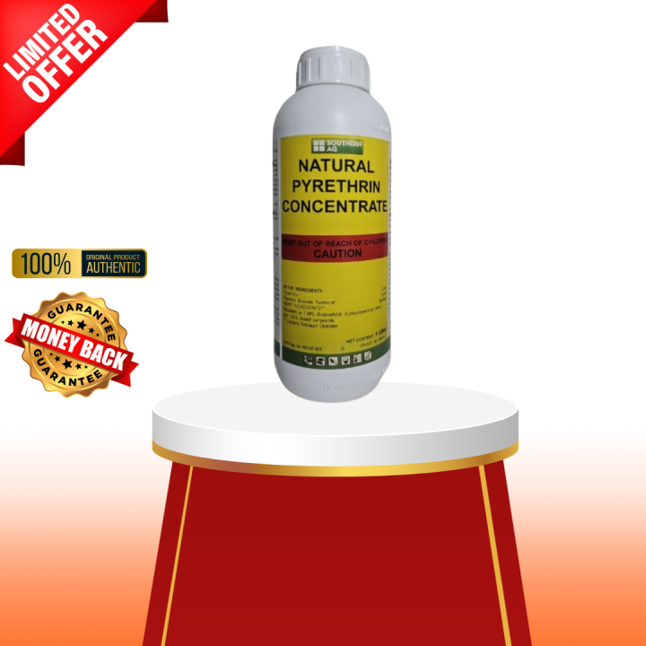 NATURAL PYRETHRIN CONCENTRATE - 1 LITER INSECTICIDE FLEAS,FLIES,MOTH,1L ...
