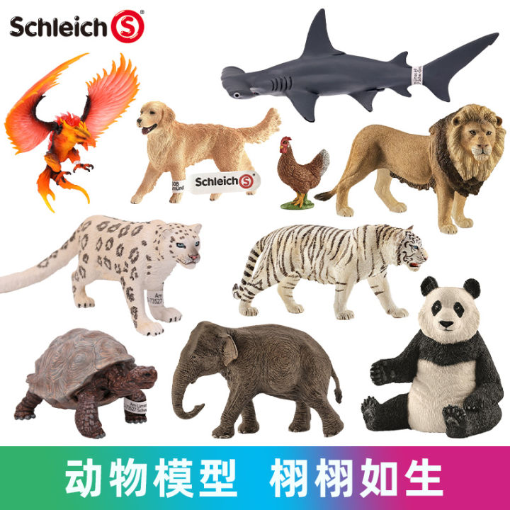 German Sile schleich animal toy simulation model lion tiger dog horse ...