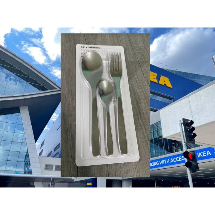 IKEA Authentic MOPSIG 12-piece Cutleries Flatware Set (Original ...