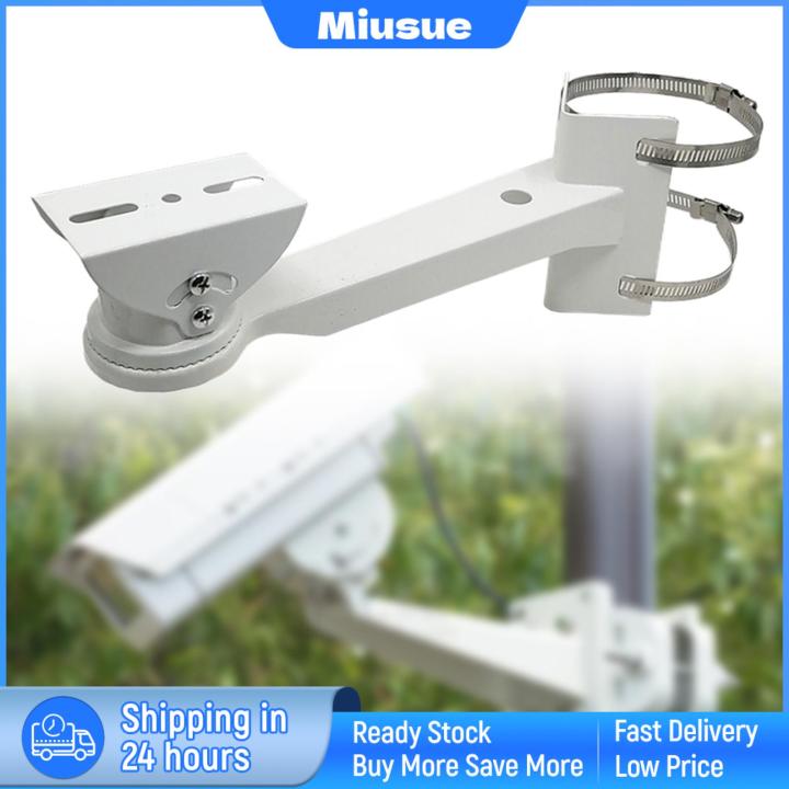 Miusue Security Camera Corner Pole Mounting Bracket Pole Mount Adapter ...