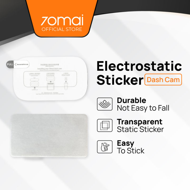 70mai Dashcam Electrostatic Sticker | Electrostatic Film Heat Resistant ...