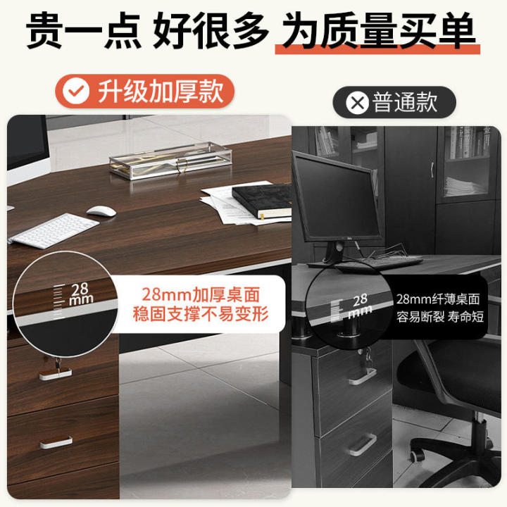Desk staff desk and chair combination modern simple office desk staff ...