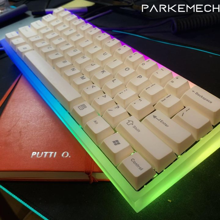 TOFU ACRYLIC FROSTED 60% CASE เคสคีย์บอร์ดใสขนาด 60% สำหรับ Custom ...