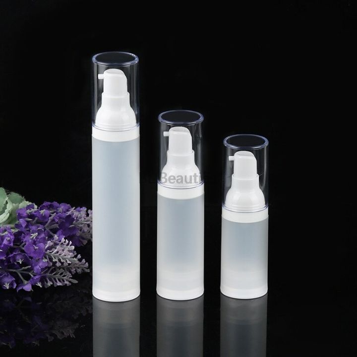15ml 30ml 50ml Frosted Body Bottles PP Clear Airless Pump Empty ...