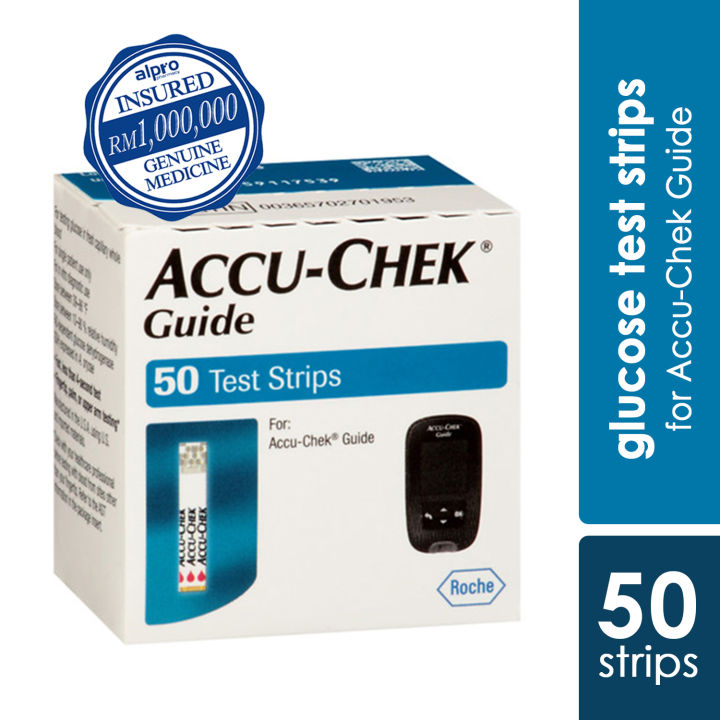 Accu-Chek Guide test strips 50s | blood glucose / diabetes / diabetic ...