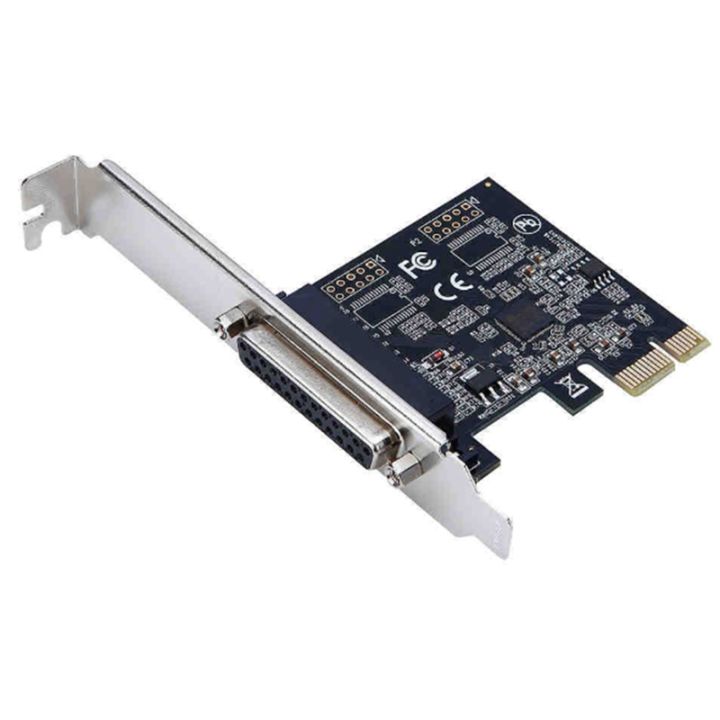 1 Piece High Quality Parallel Port DB25 25Pin Pcie Riser Card Printer ...