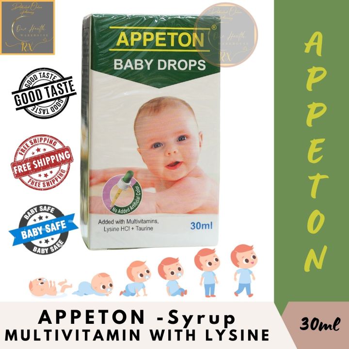 Appeton Multivitamin Infant Drops 30ml | Lazada