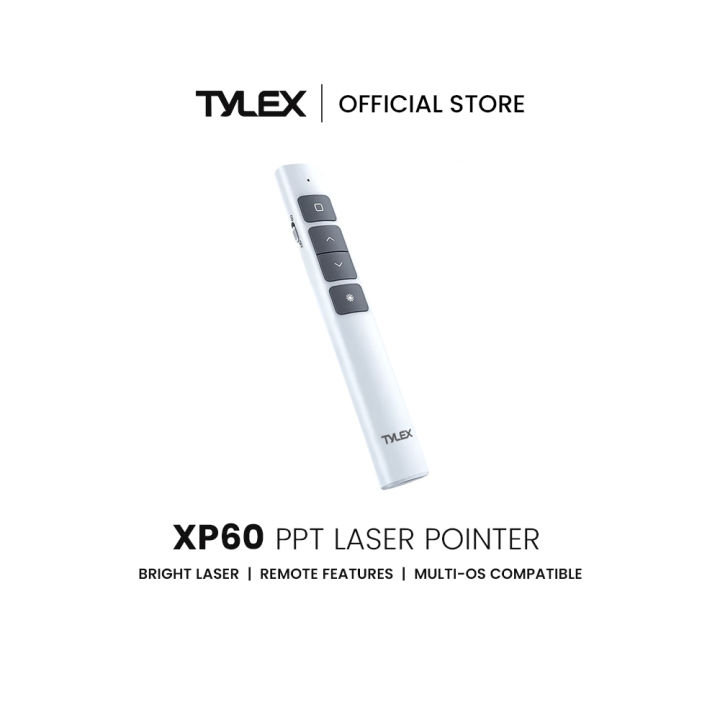 TYLEX XP60 Top grade business PPT Laser Pointer Multi-OS Compatible Light Indicator Presentation ...