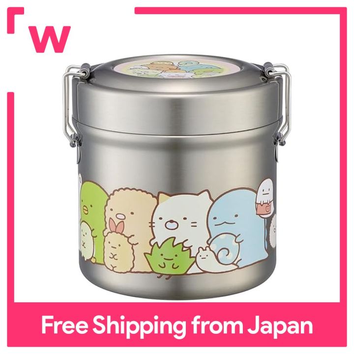Skater Sumikko Gurashi Aru Marundo Sanrio 600ml Donburi Shape Antibacterial Vacuum Stainless ...
