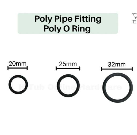 1 pcs Poly O Ring Poly Pipe Fitting EPDM Rubber Gasket Getah Polypaip O ...