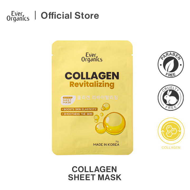 Ever Organics Collagen Sheet Mask | Lazada PH
