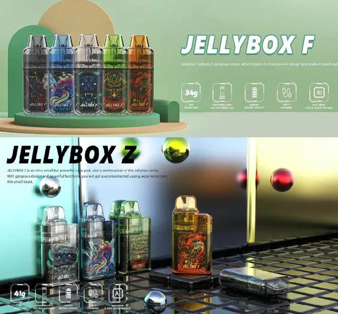 RINCOE JELLYBOX F KlT | JELLYBOX Z KlT 15W | F CARTRIDGE | Z CARTRIDGE ...