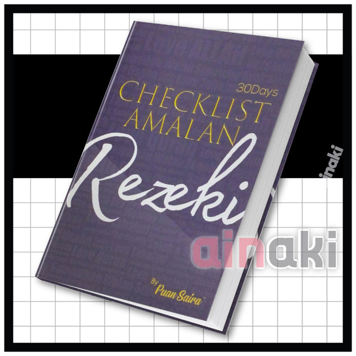 30 Days Checklist Amalan Rezeki Puan Saira Buku Amalan 30 Hari | Lazada 30 Days Checklist Amalan Rezeki Puan Saira Buku Amalan 30 Hari | Lazada