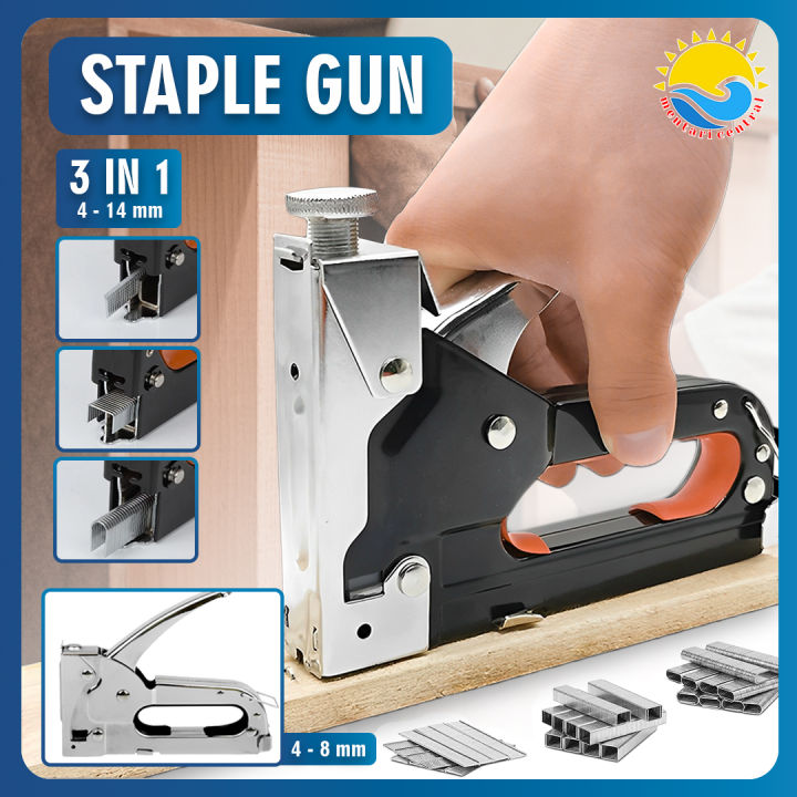 Alat Staples Tembak Jok Kulit Motor / Stapler Gun / Hekter Gun / Gun ...