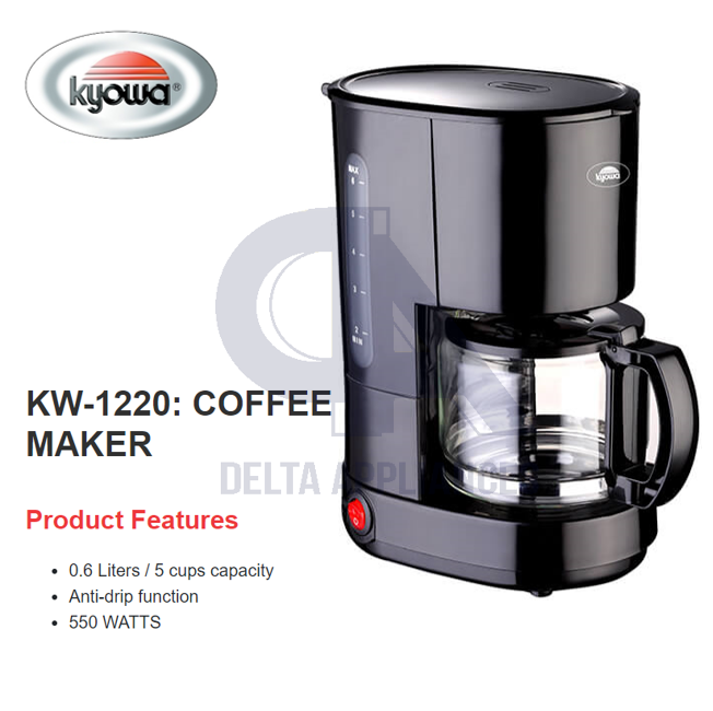 Kyowa Coffee Maker Coffee Machine 5 Cups with Anti Drip Function and ...