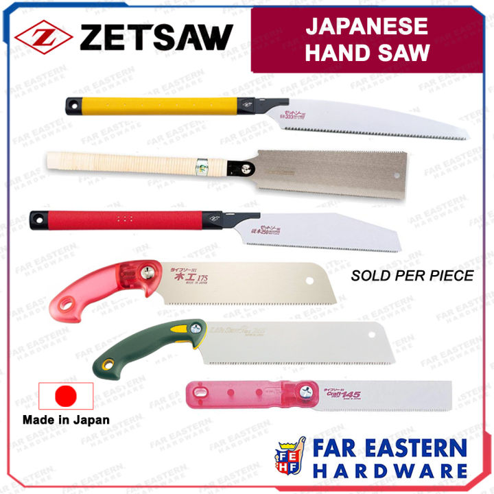 ZETSAW Japanese Hand Back Saw for Wood / Plywood / Hardwood Made in ...