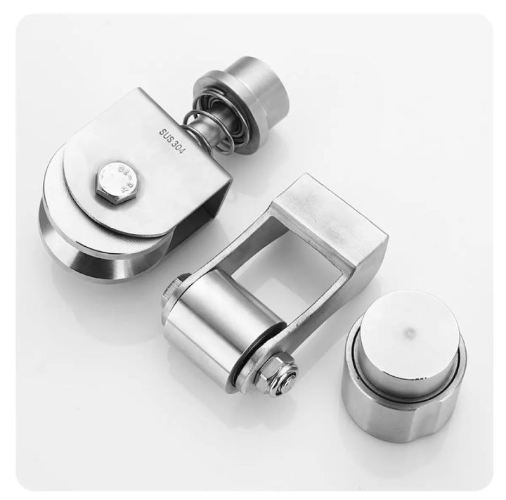 304 Stainless Steel 360° Swivel Rotational Sliding Gate Roller Folding ...