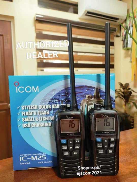 ICOM M25 MARINE PORTABLE RADIO ORIGINAL | Lazada PH